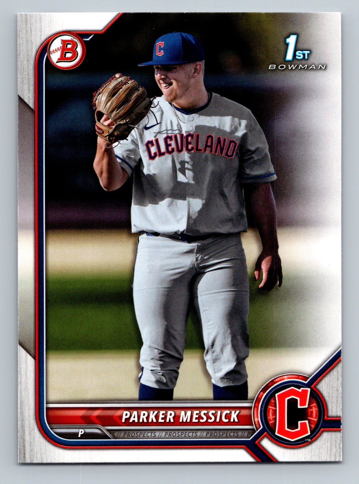2022 Bowman Draft Parker Messick #BD-71 Cleveland Guardians Prospect ...