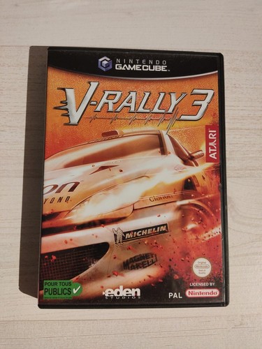 V-RALLY 3 GAMECUBE Nintendo jeux vidéos course PAL Français complet ...