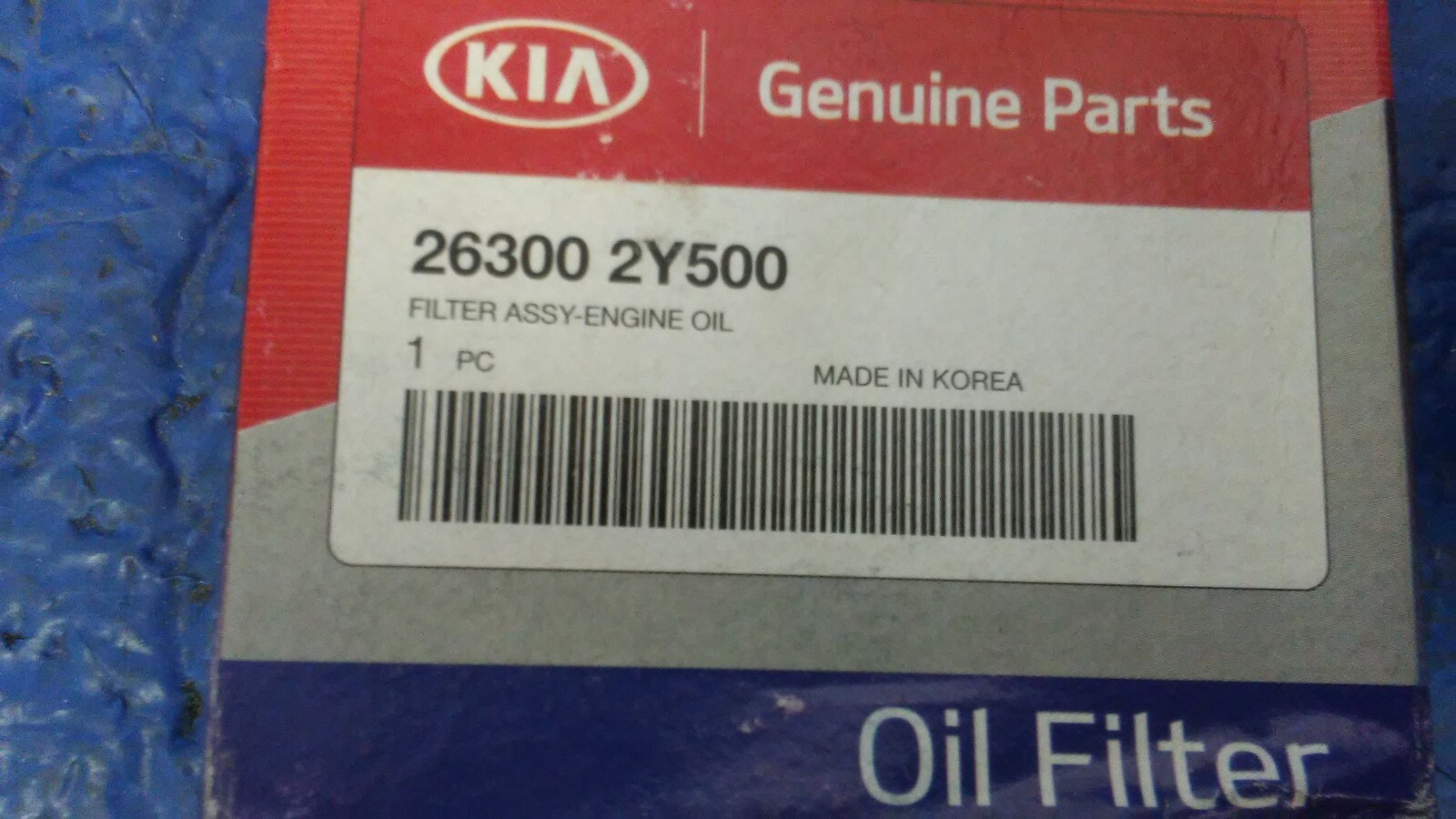 Genuine Kia Engine Oil Filter OEM 26300-2Y500 | eBay