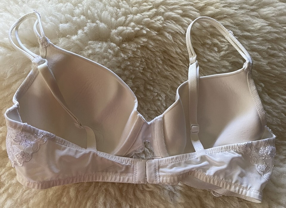 Victoria's Secret Womens Bra 34C White Angels vintage | eBay