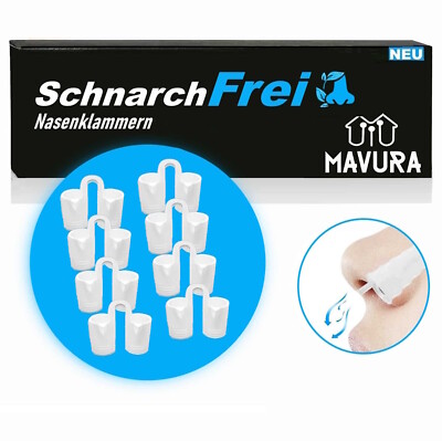 SchnarchFrei Nasenspreizer Set Nasendilatatoren Nasenklammer Schnarchen ...