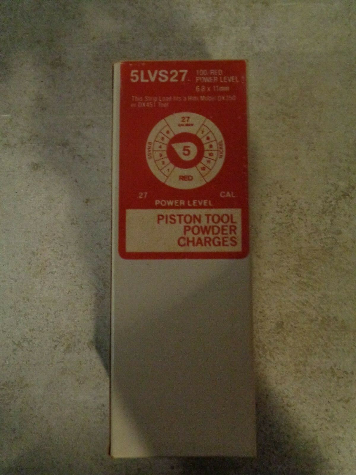 OLIN 5LVS27 POWDER LOADS .27 CALIPER POWER LEVEL 5 100 LOADS ## | eBay