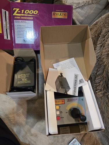 MTH RAILKING Z-1000 CONTROLLER & TRANSFORMER POWER UNIT 40-1000 O SCALE ...