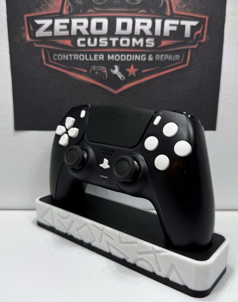 PS5 DualSense TMR Anti-Drift Controller Black White Custom Shell Tested ...