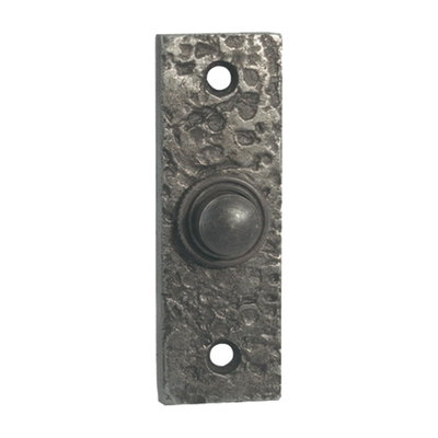 Pewter Front Door Bell Push - Front Door Furniture - Front Door Bell ...