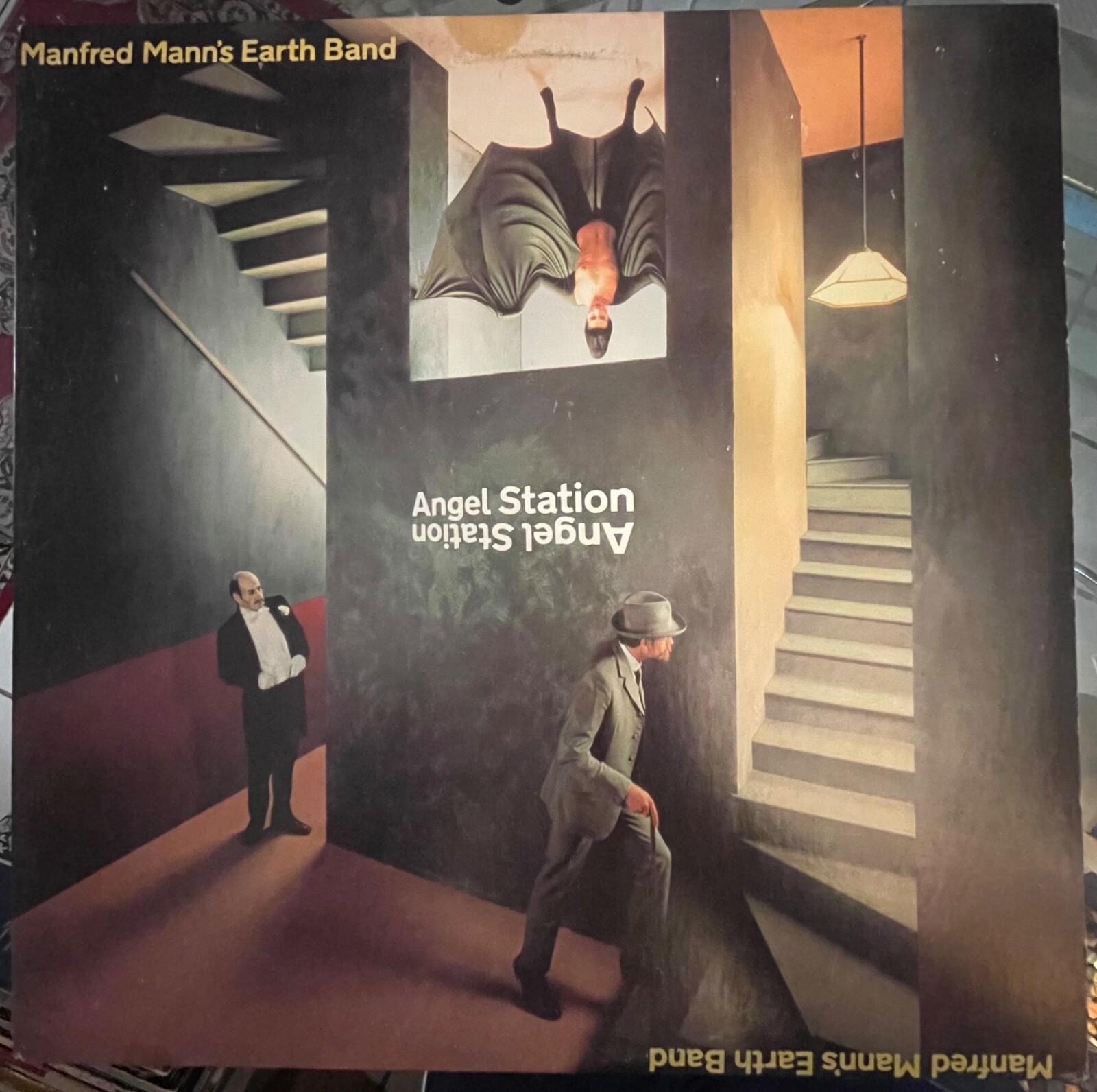 Promo MANFRED MANN'S EARTH BAND Angel Station EX/EX LP * PROMOTIONAL ...