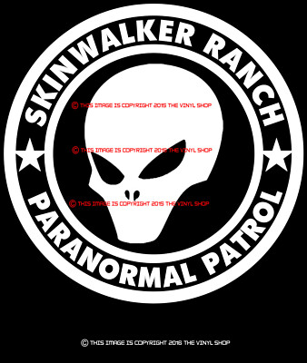 Skinwalker Ranch Paranormal Patrol Alien Decal Sticker,Aliens,Sci Fi ...