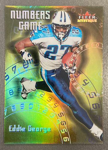 EDDIE GEORGE 2000 FLEER MYSTIQUE NUMBERS GAME - 9 | eBay