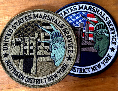 US Marshals Service - Southern District of NYNY SET - Genuine *Kokopelli Patch* | eBay