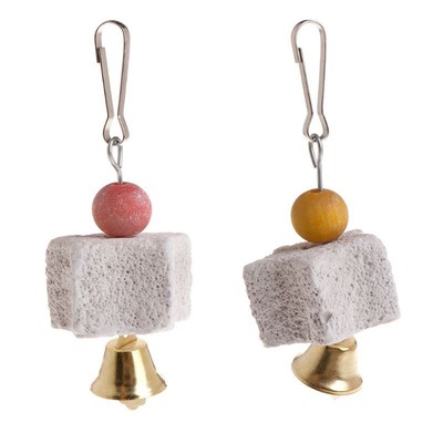 Bird Parrot Teeth Molar Grinding Stone with Hamster Chew Toy | eBay