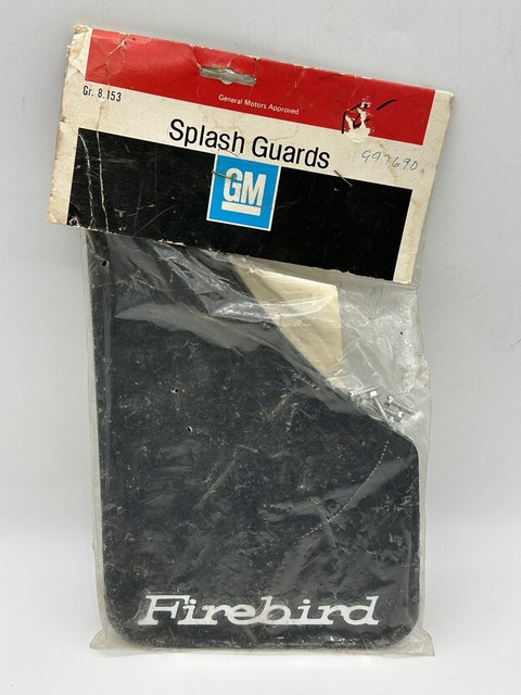 Set of 4 GM OEM Factory Splash Guards Mud Flaps Pontiac Firebird 997690 ...