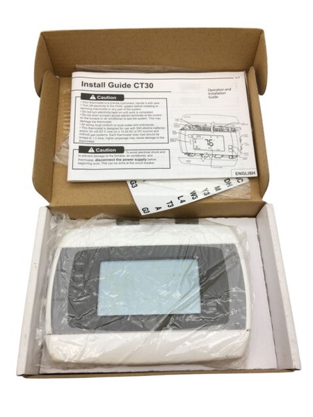 Radio Thermostat CT-30 Programmable LED Touch Ccreen Display Thermostat ...