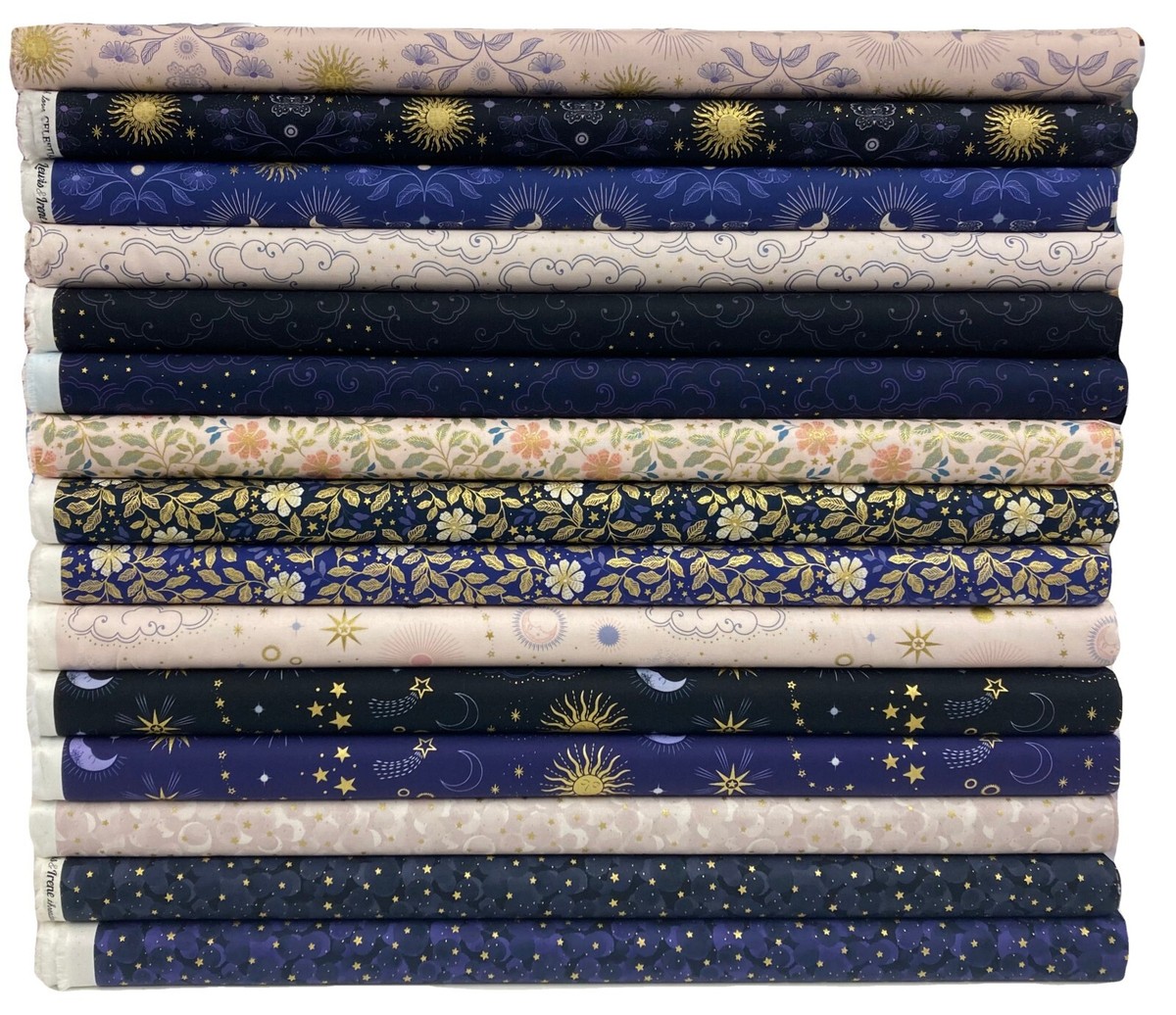Sun Moon Star Celestial Fabric