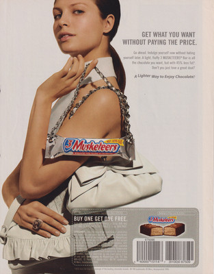 3 Musketeers Candy Vintage 2005 Print Ad Page Pretty Woman Old Coupon ...