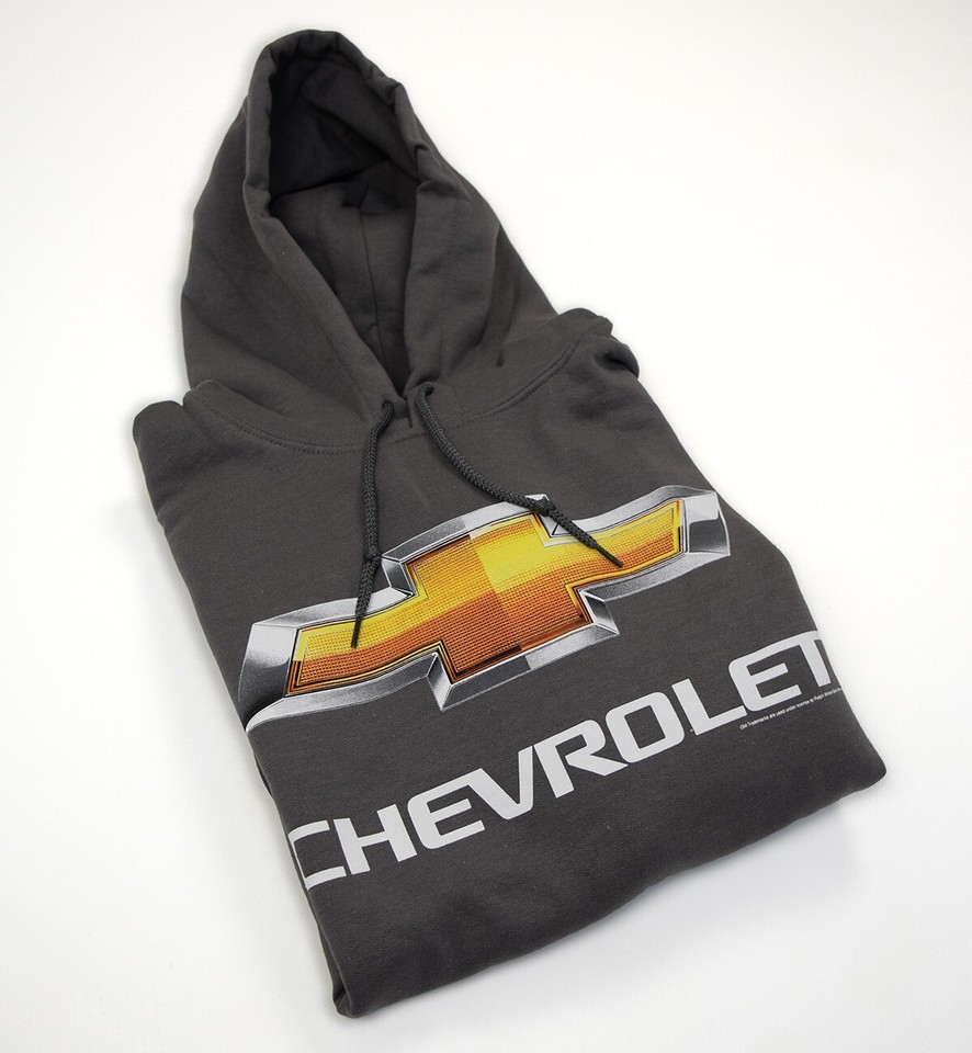 Chevrolet Bowtie Sweatshirt With Embroided Bowtie And Chevrolet Logos ...