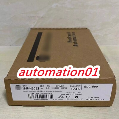 New Allen-Bradley 1746-HSCE2 SER A Multi-Channel High Speed Counter ...