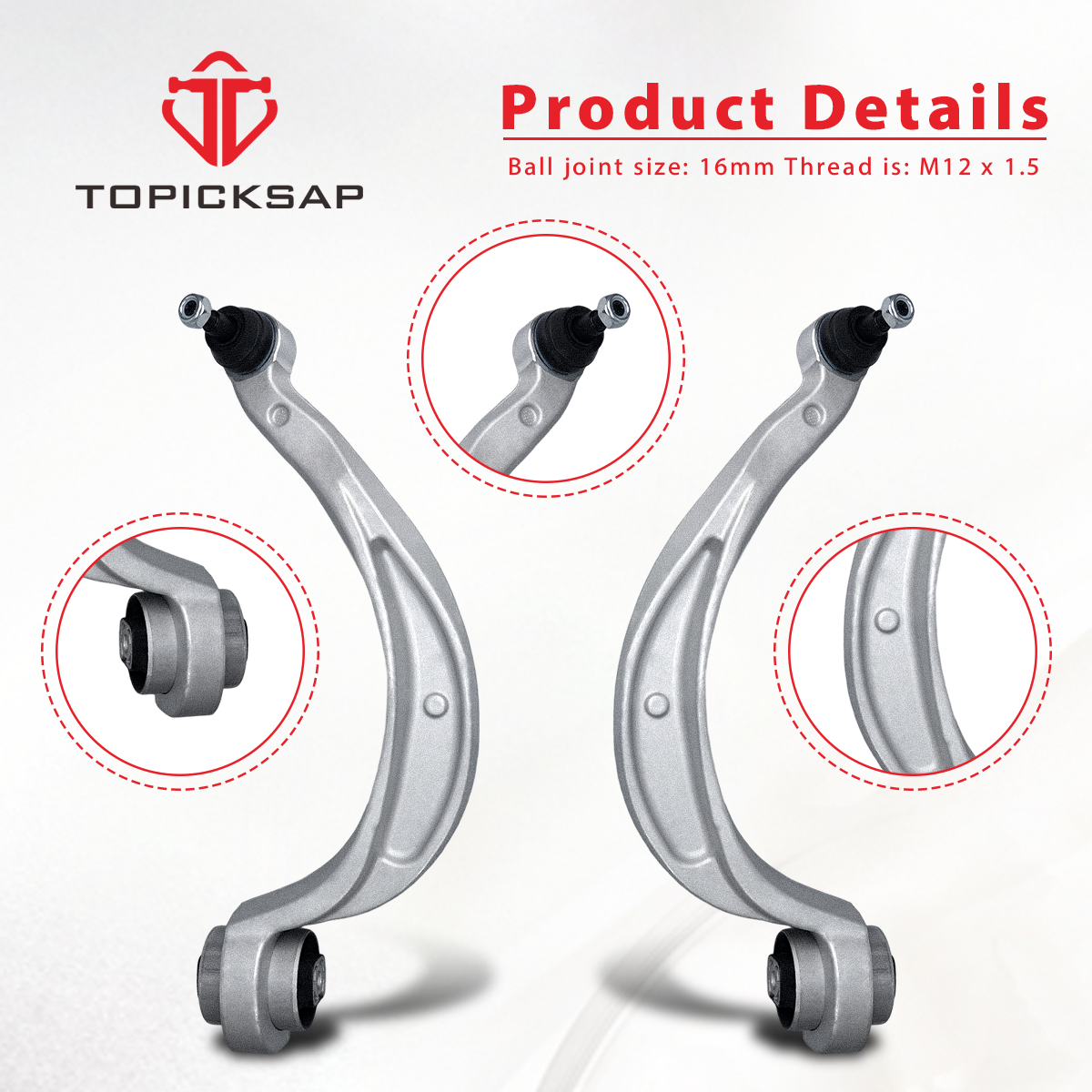 12PCS Fits 12-15 AUDI A4 A5 Q5 8K 8R 8T B8 Control Arm Suspension Kit ...
