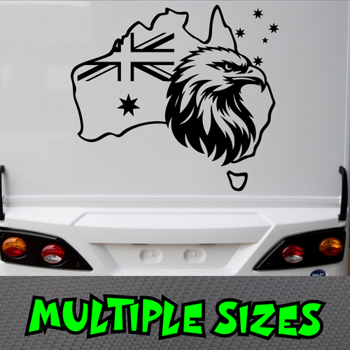 Australia Eagle Head Sticker Car Decal Southern Cross Australian ...