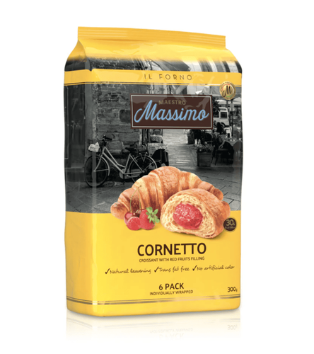 Maestro Massimo Croissants Cornetto Red Fruits 6 pack 300g | eBay Australia
