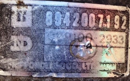 ISUZU GEMINI KB20 KB25 KB26 ENGINE G161 DISTRIBUTOR OEN 8942007192 PIN ...