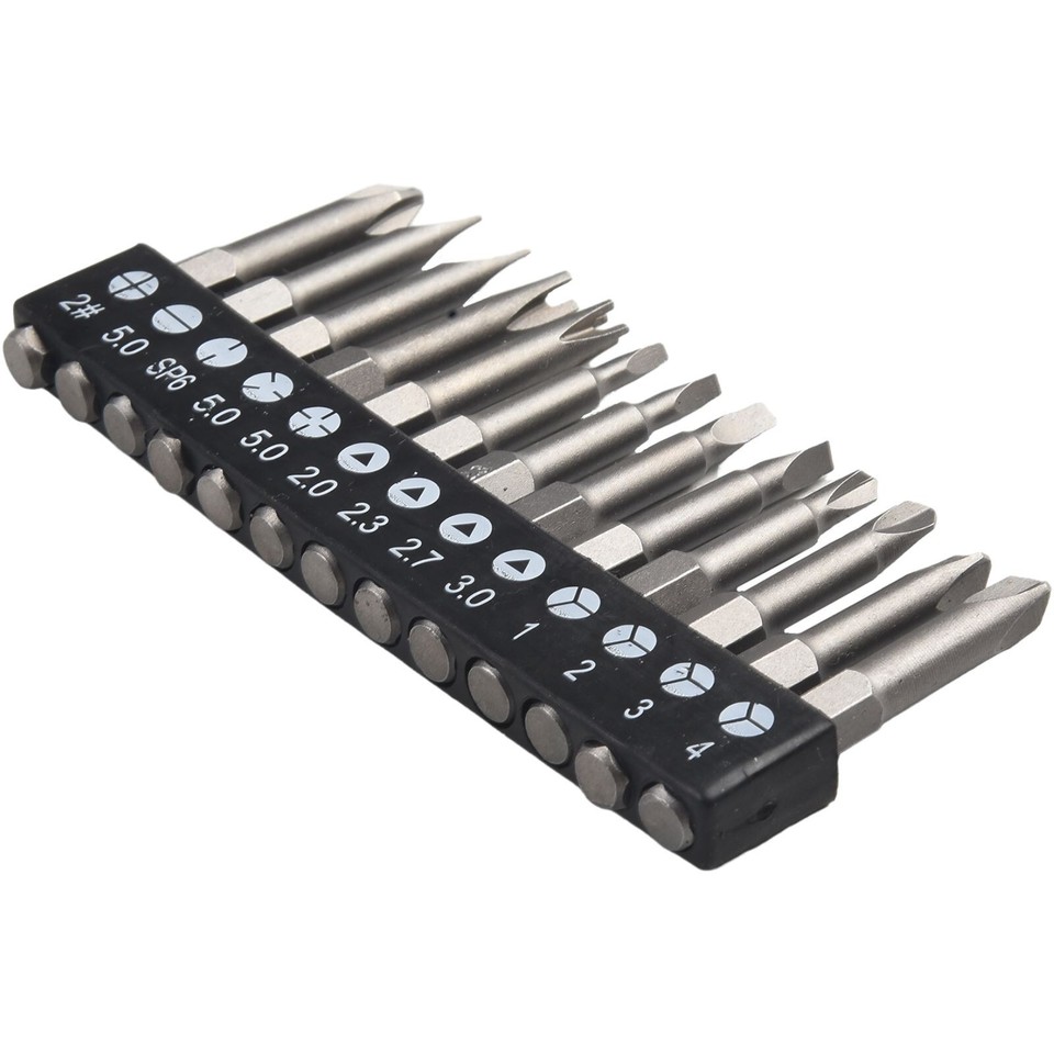 13pcs Special-shaped Screwdriver Set PH2 U Y Shape-Triangle 50mm ...