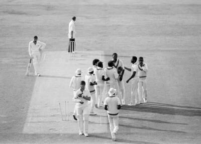 West Indies Cricket Great Joel Garner 1980S No 18 Old Photo | eBay