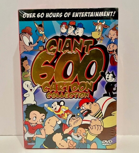 Giant 600 Cartoon Collection (DVD, 2008, 12-Disc Set) SEE ALL PHOTOS ...