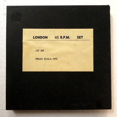PRIMO SCALA aka HARRY BIDGOOD 3x45rpm Singles in a Box 1950s pop VG++ ...