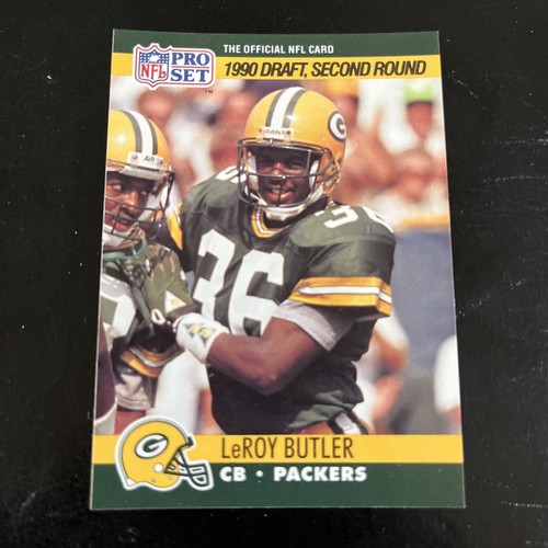 1990 Pro Set Football LeRoy Butler RC #717 Green Bay Packers HOF | eBay