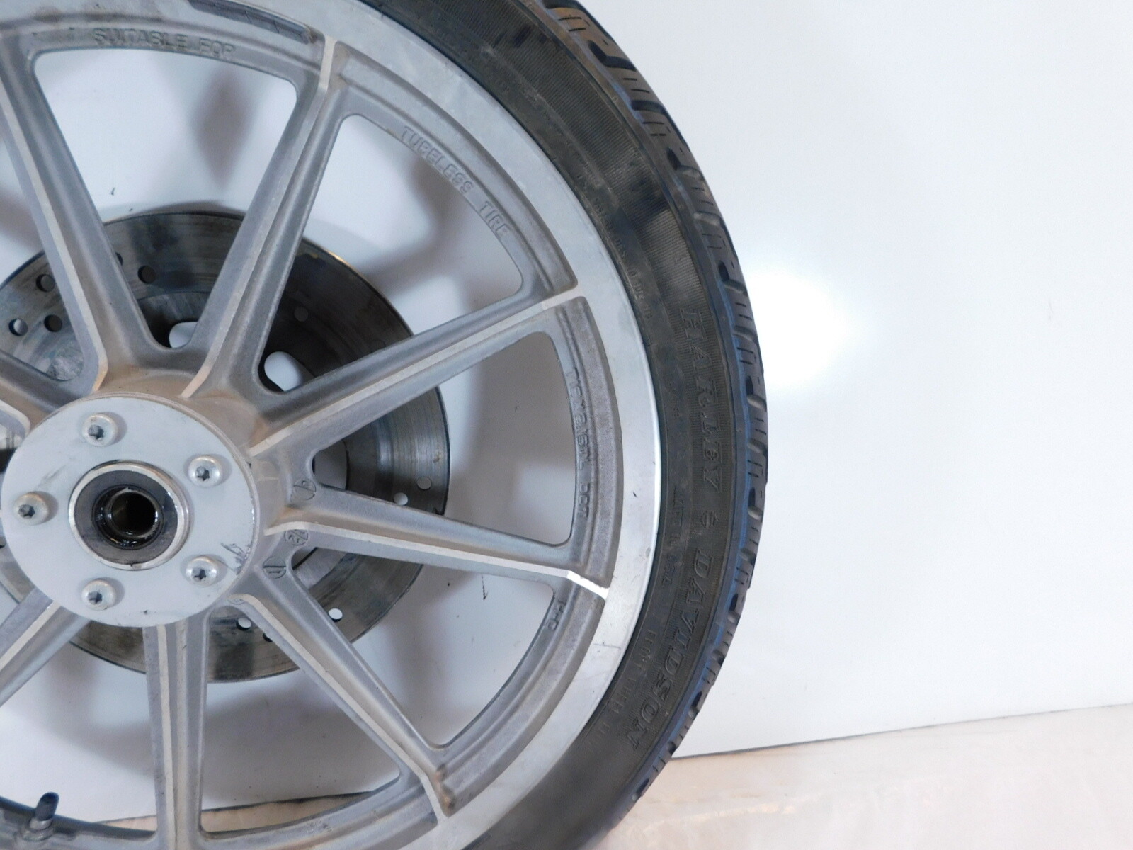 Harley Davidson Sportster 883 & FXR Super Glide Dyna Spoked Cast Front ...