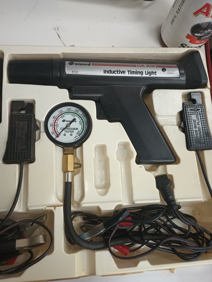 LINK EQUUS PRO 3122 Metal Advance Timing Light DUAL-BEAM Untested Parts ...