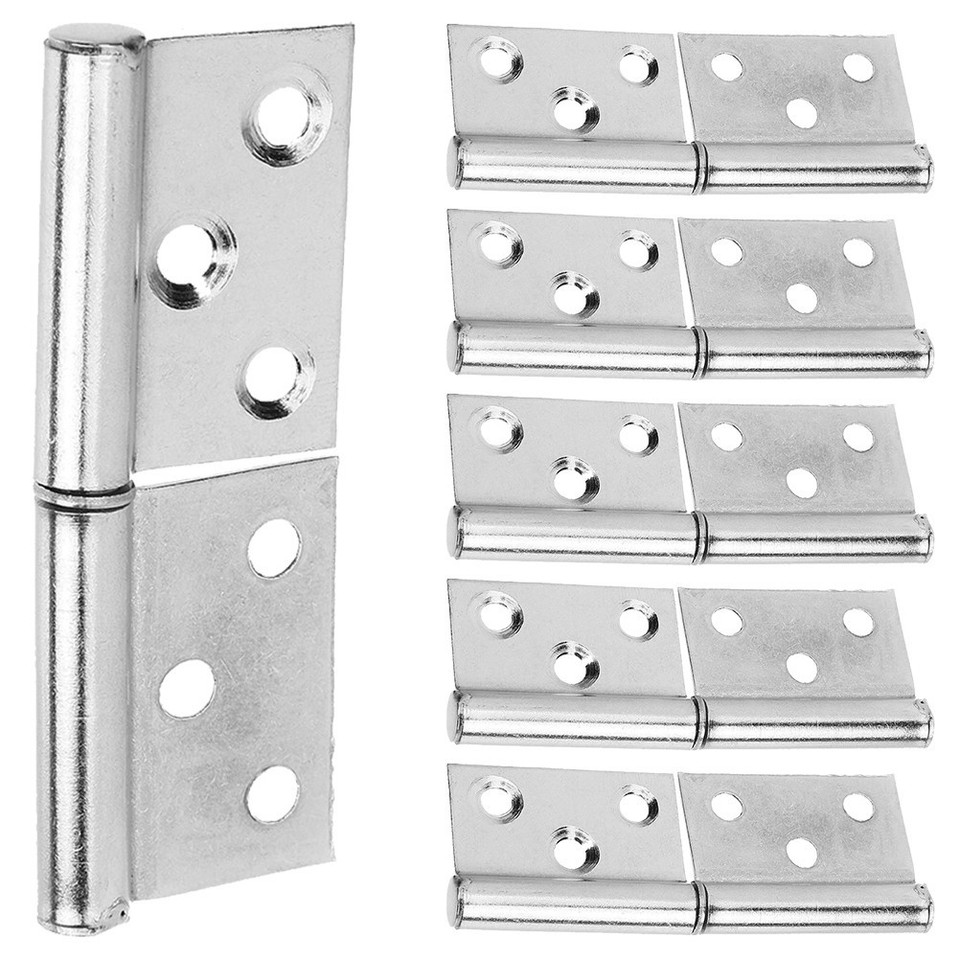 6pcs Hinges Heavy Duty Hinges Detachable Door Hinges Stainless Flag ...
