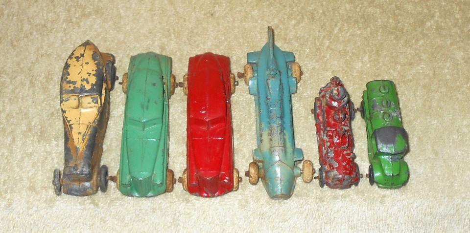 Vintage 30s/40s Slush Mold Beater Toy Car Lot Barclay AS-IS Parts ...