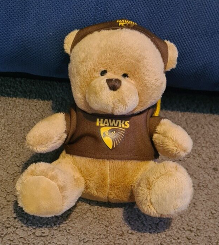 Hawthorn (Hawks) Korimco Teddy Bear / Plush - Official AFL VGC | eBay ...