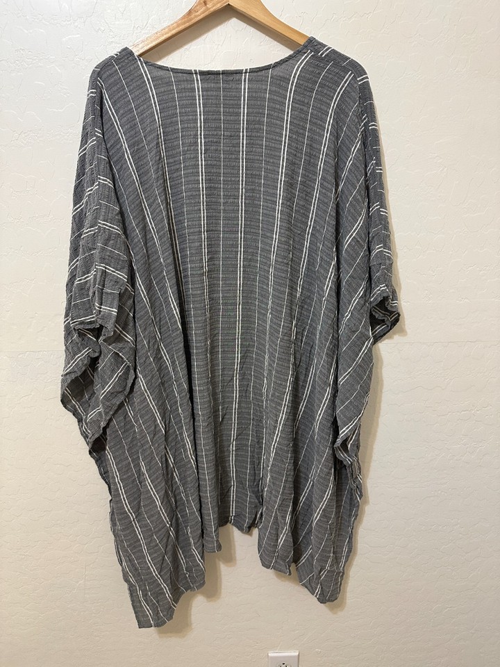 Terra & Sky Womans Open Front Kimono Size 3X Boho Western Festival ...