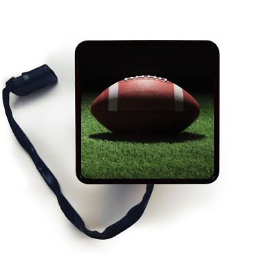 Hitch Cover Art - American Football Design - Trailer Receiver LED Brake ...