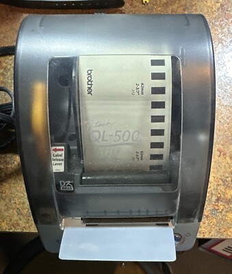 Brother P-Touch QL-500 Thermal Label Printer With Extra Labels See Pics ...