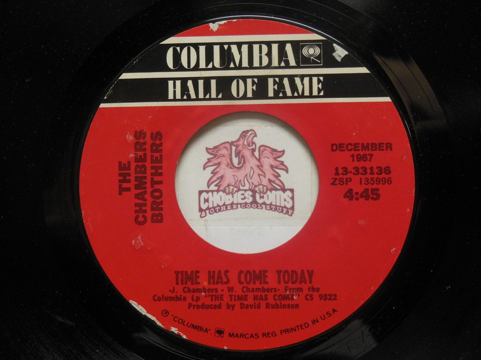 Chambers Brothers: Time Has Come Today / I Can't Turn You Loose, 45 RPM ...