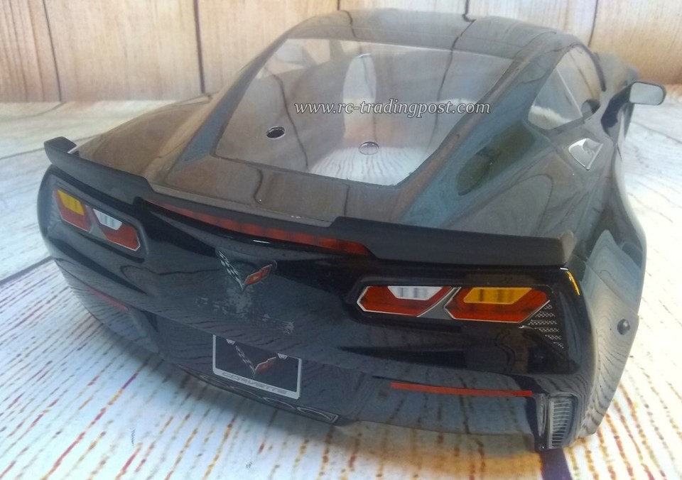 CORVETTE Z06 Custom Painted RC Car Body 1/10 OnRoad For Traxxas 4Tec2.0 ...