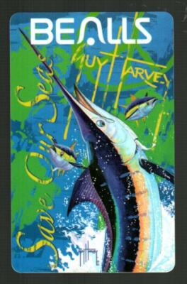 BEALLS Guy Harvey Ocean Foundation, Marlin ( 2009 ) Gift Card ( $0 ) | eBay