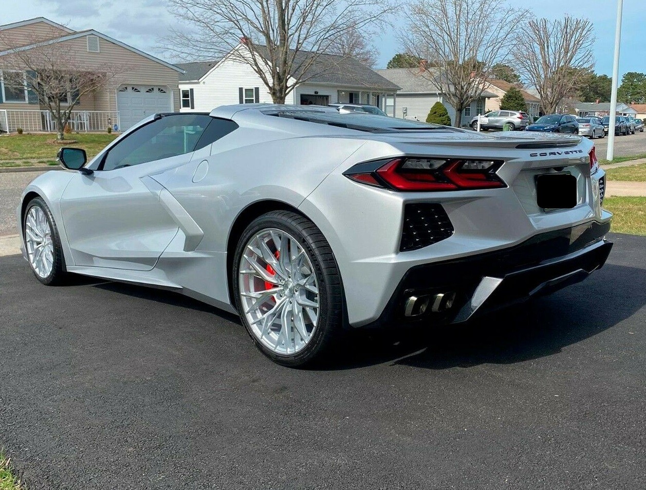 19x8.5 / 20x11 MRR GF5 For Corvette C8 5x120 Silver Machined Wheels ...