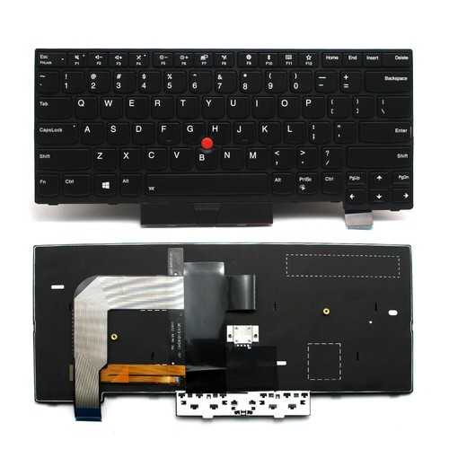 For Lenovo Thinkpad T470 T480 Backlit Keyboard 01AX487 01AX569 ...