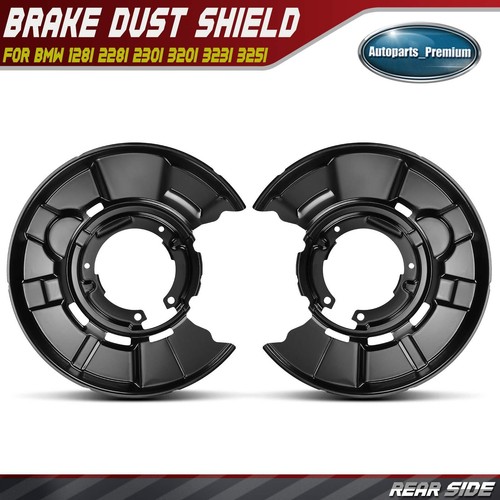 2Pcs Rear Side Brake Dust Shield for BMW 128i 228i 230i 320i 323i 325i ...