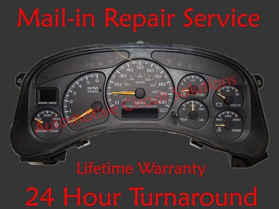 1999-2002 GM Chevrolet Dash Speedometer Odometer Display Cluster Repair ...