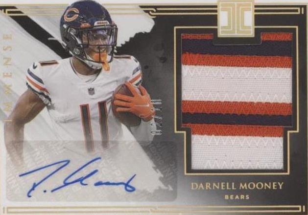 2021 Panini Impeccable - Immense Patch Autos Darnell Mooney #IPA-DM ...