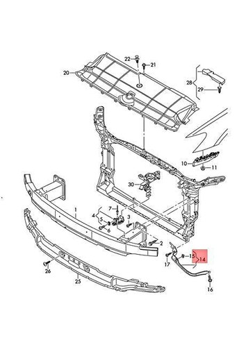 Genuine AUDI A6 Avant S6 quattro A6L A7 Sportback audi 488 Bracket ...