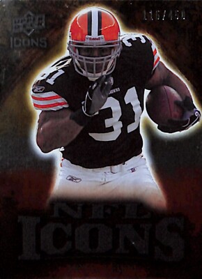 2009 Upper Deck Icons #IC-JL Jamal Lewis 115/458 Foil NM | eBay