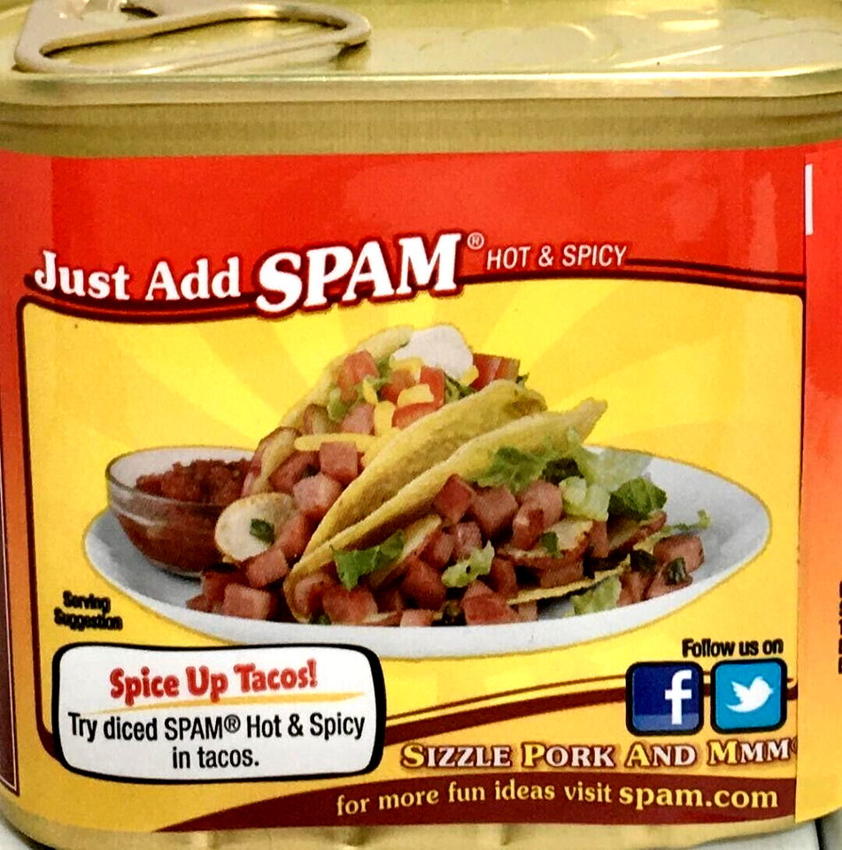 Spam Hot & Spicy Luncheon Meat 12 oz ( Pack of 12 )~11/2028 | eBay