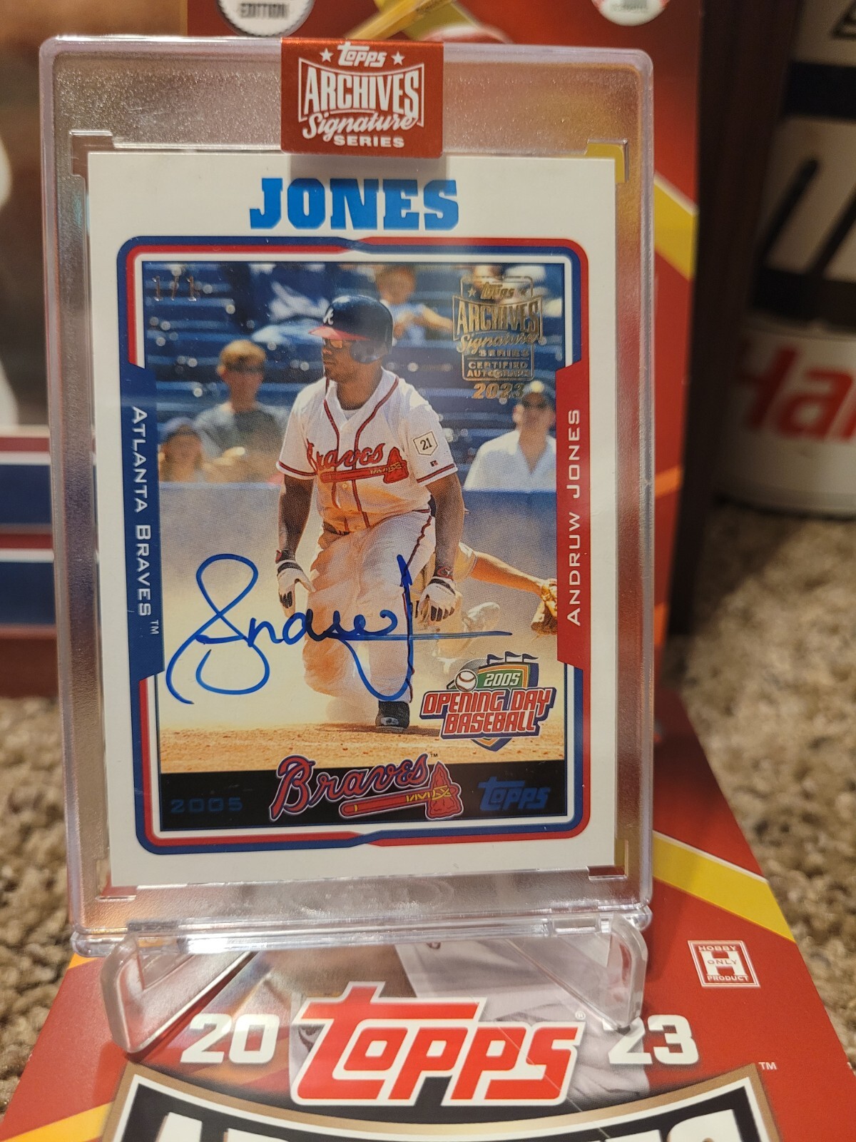 2023 topps archives signature series Andruw Jones Auto Autograph 1/1 | eBay