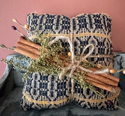 Primitive Colonial Handmade Pillow Tuck Pillow Sweet Annie Cinnamon 7 ...